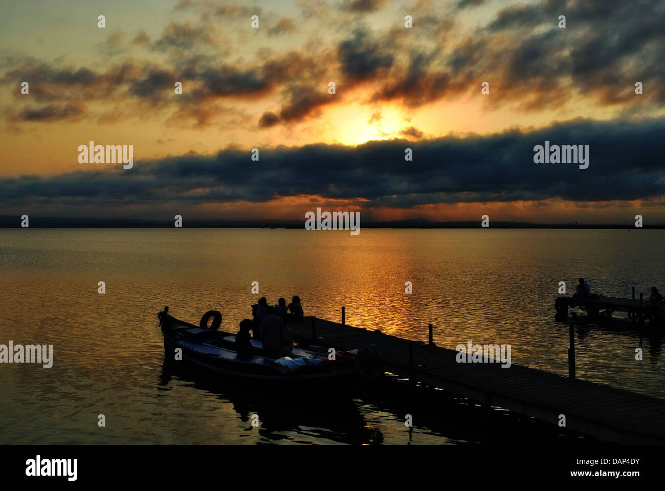 Sunset on the albufera lagoon hi-res stock photography and images - Alamy