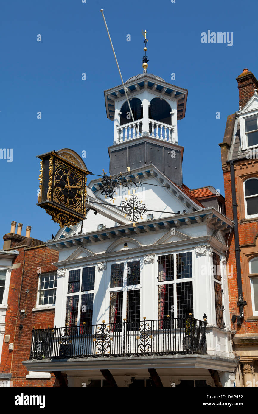 The Guildhall in Guildford High Street Surrey England Stock Photo - Alamy