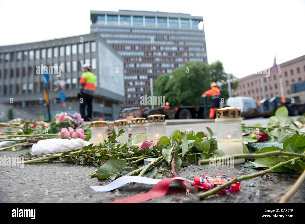 Utoya memorial flowers hi-res stock photography and images - Alamy