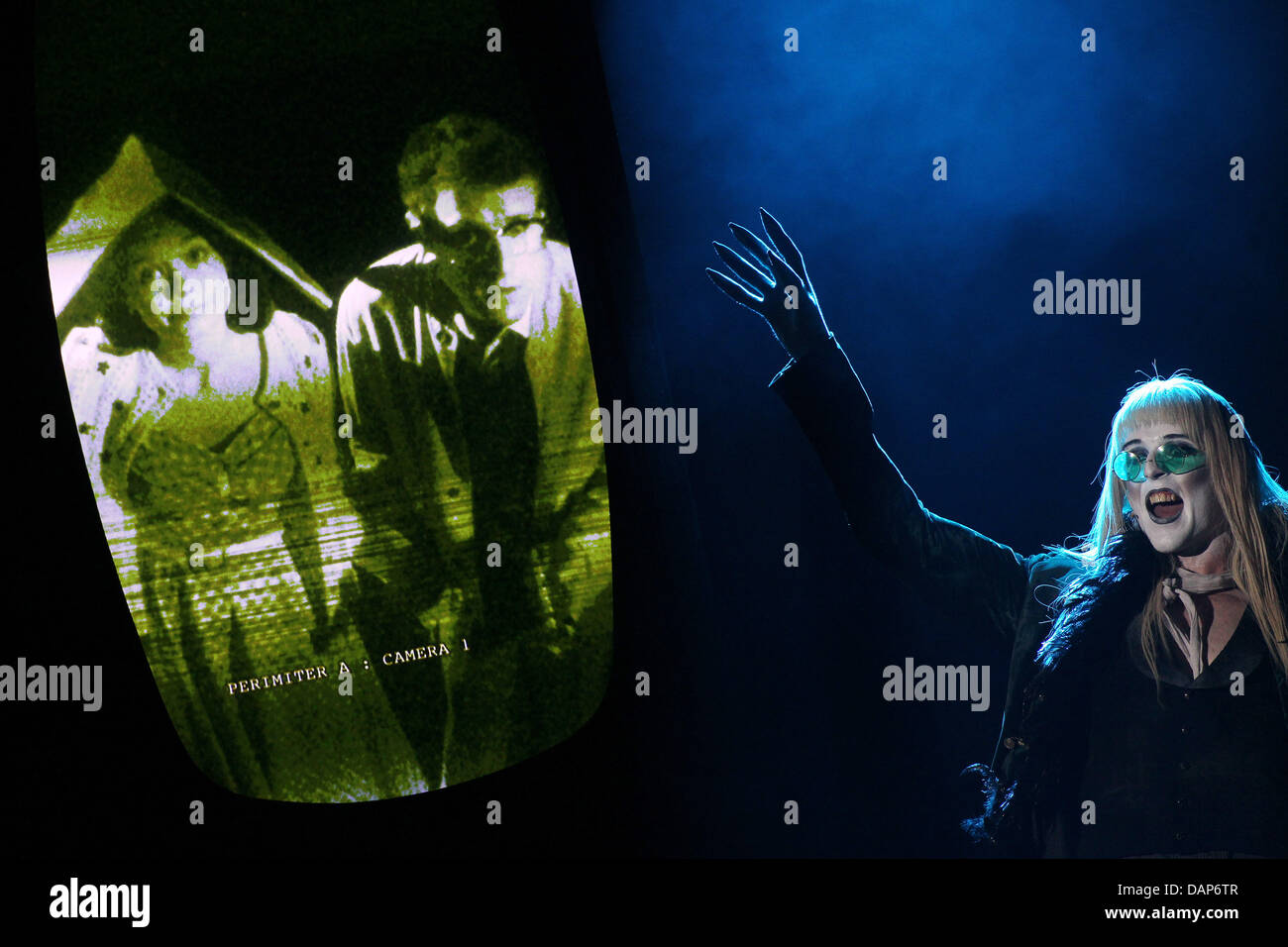 Actor Matthew McKenna as Riff Raff performs during a photo rehearsal of ...