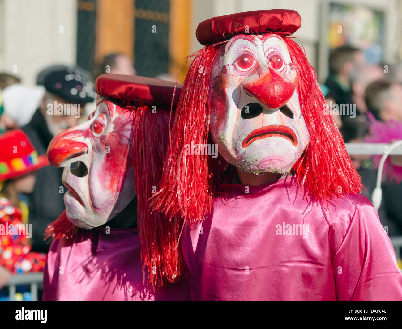 Europe, Switzerland, Basel, Fasnact spring carnival parade Stock Photo ...