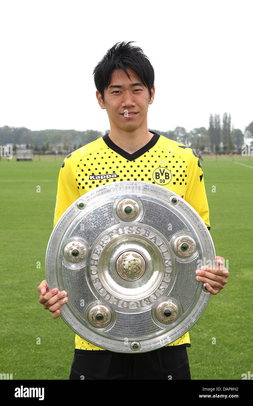 Shinji Kagawa from the Bundesliga soccer team Borussia Dortmund (BVB ...
