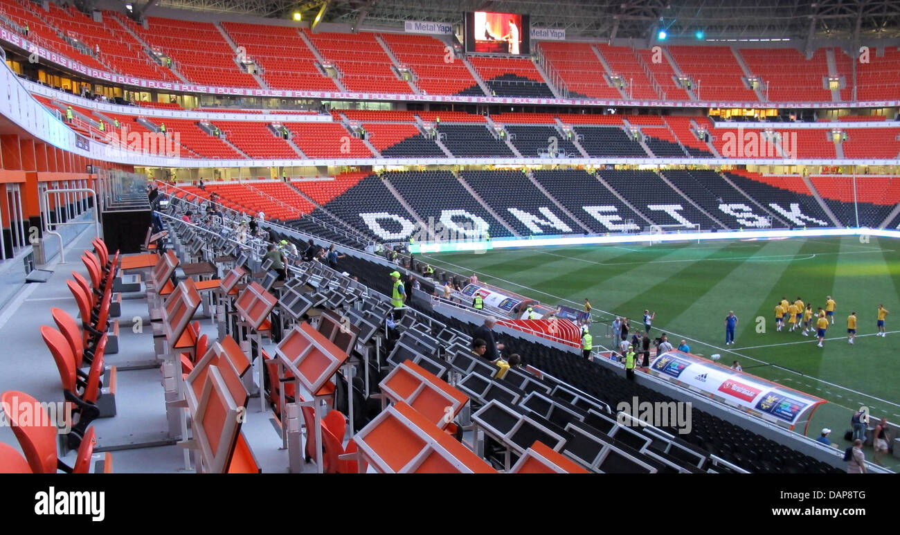 Donbass Arena Damaged