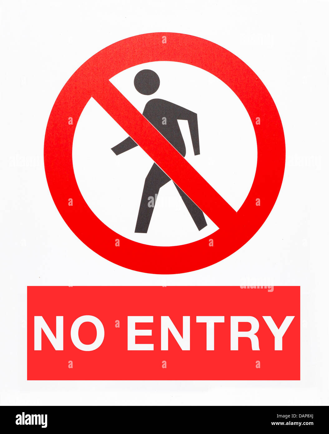 No entry sign Stock Photo - Alamy