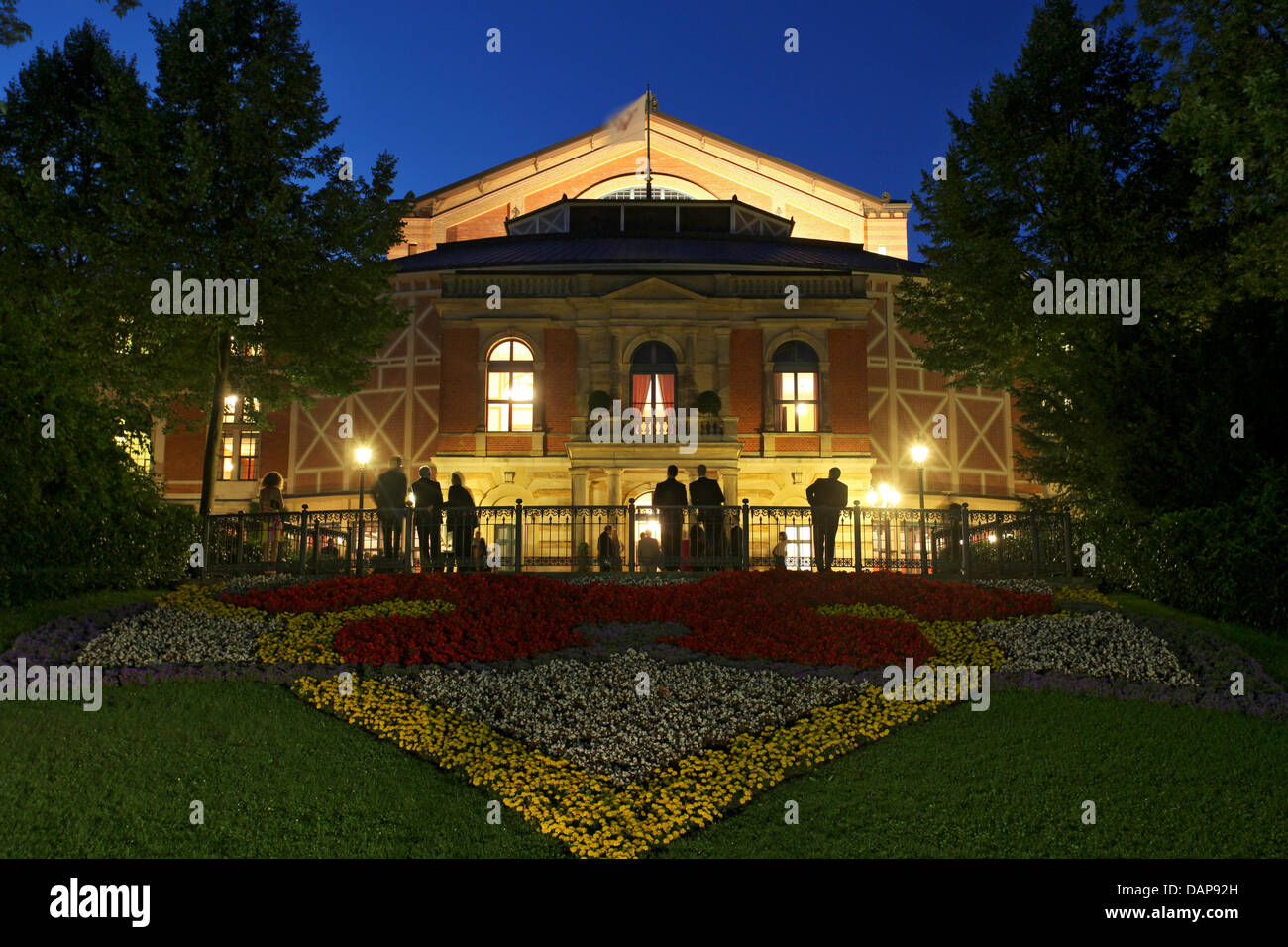 The opera house during the Bayreuth Festival in Bayreuth, germany, 02 ...