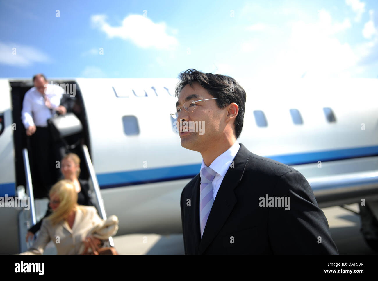 German Minister of Economics and Technology Philipp Roesler arrives at ...