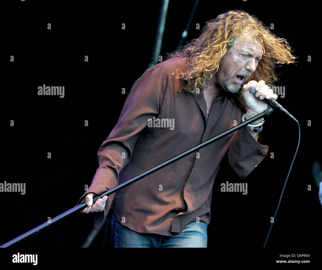 British musician Robert Plant gives his only concert in Germany this ...