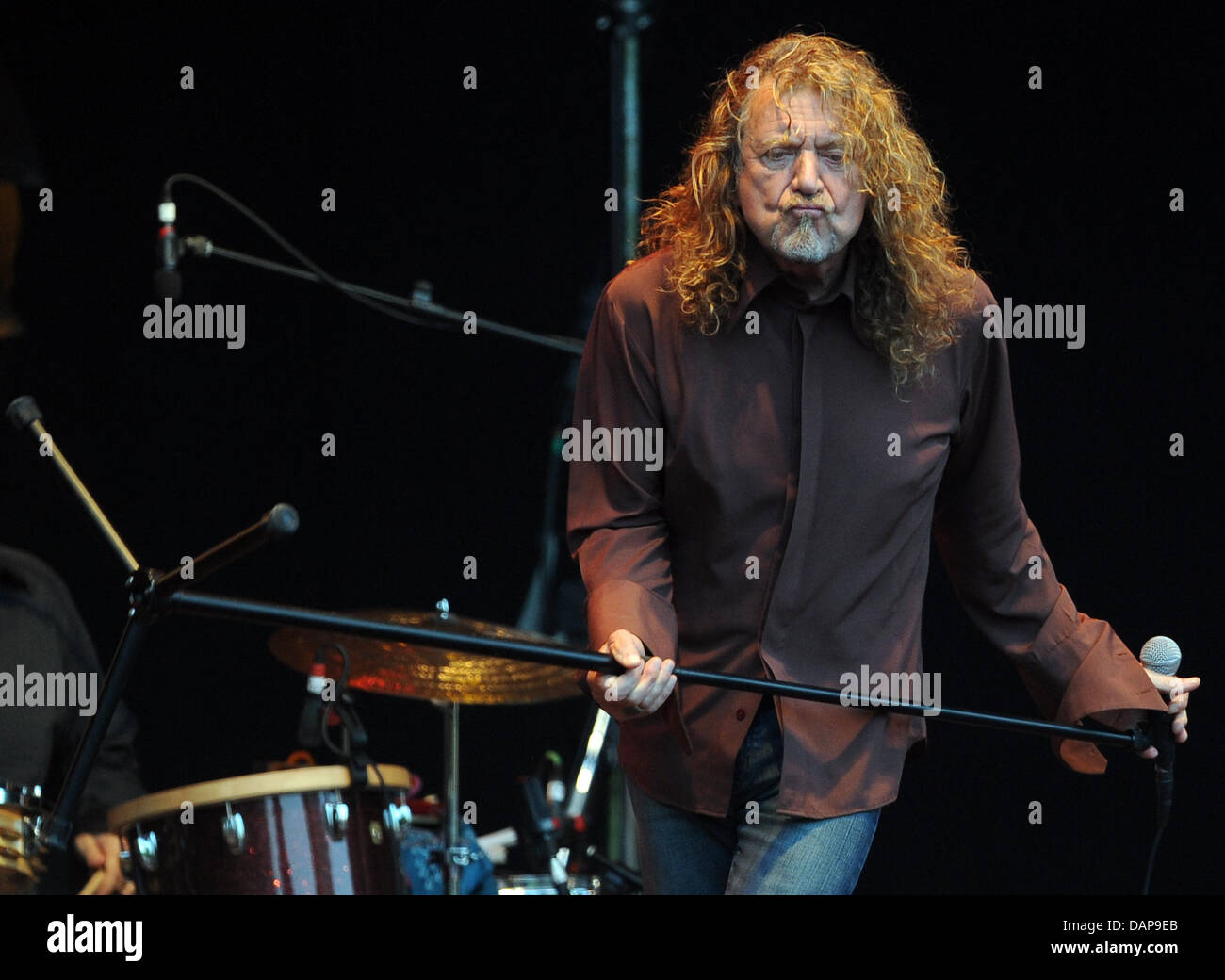 British musician Robert Plant gives his only concert in Germany this ...