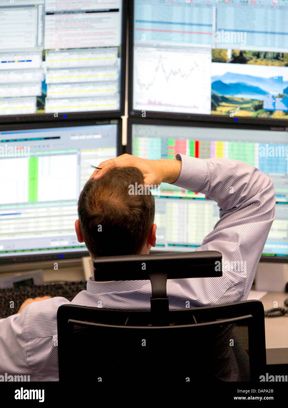 Trading Floor Panic