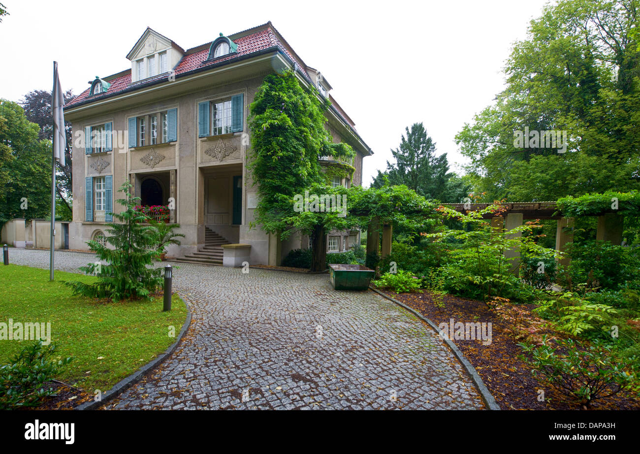 The Stalin villa is seen here in the Babelsberg area of Potsdam ...