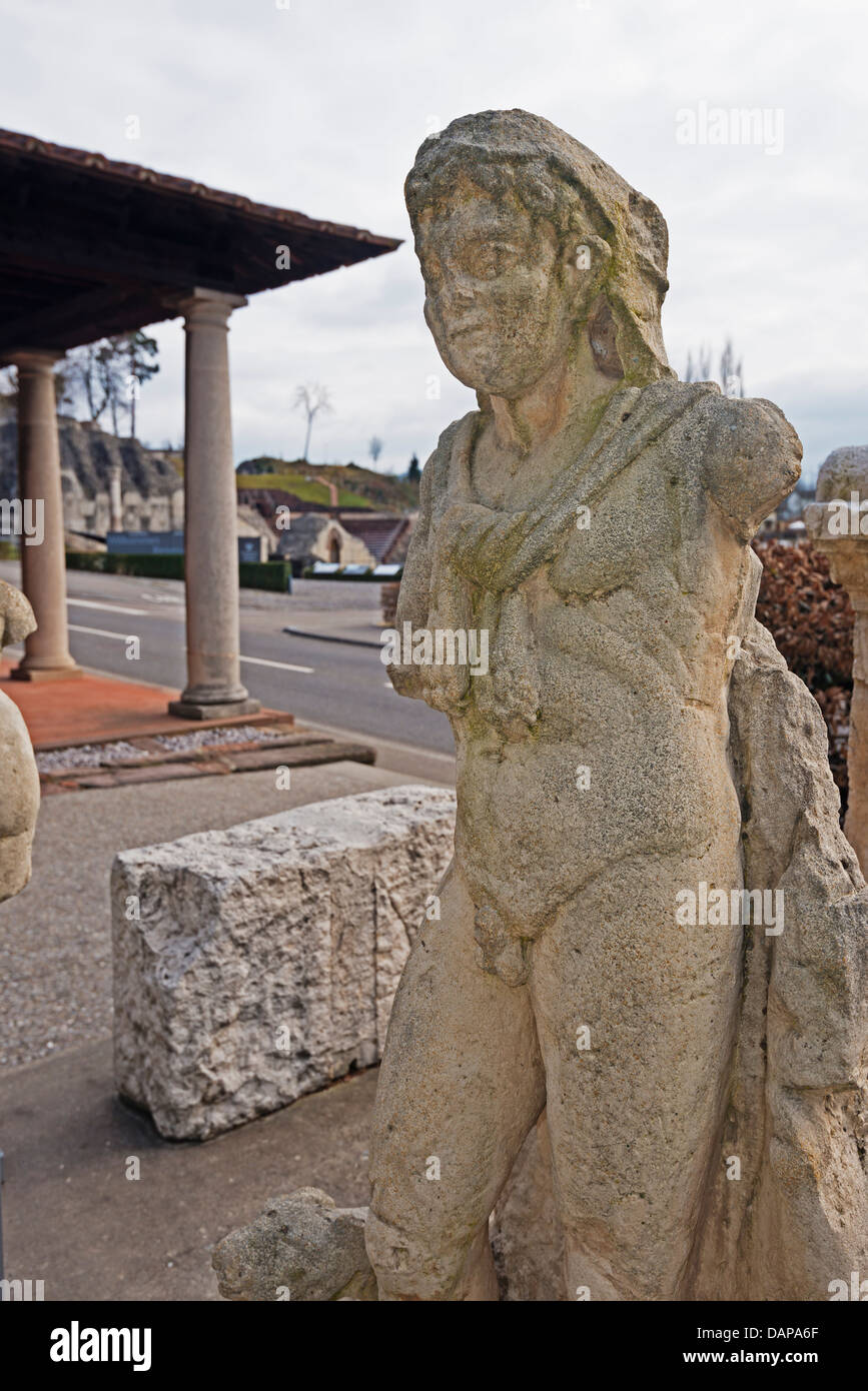 Europe, Switzerland, Basel Land, Augusta Raurica Roman ruins at ...