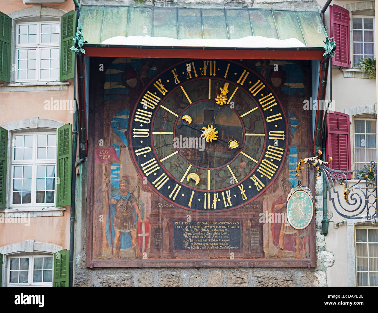 Solothurn switzerland clock hi-res stock photography and images - Alamy