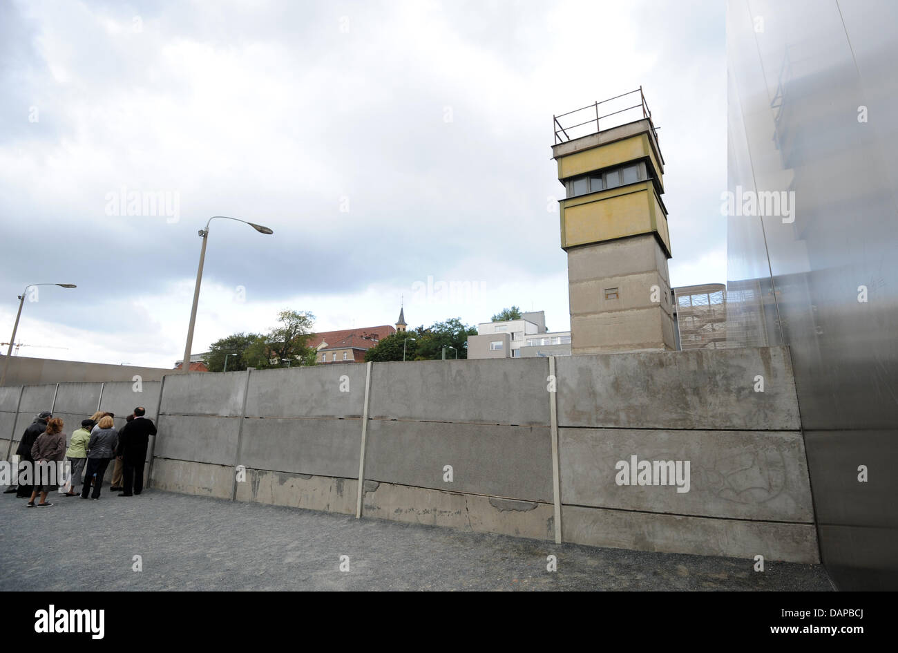 The Berlin Wall memorial place at Bernauer Street is pictured in Berlin ...