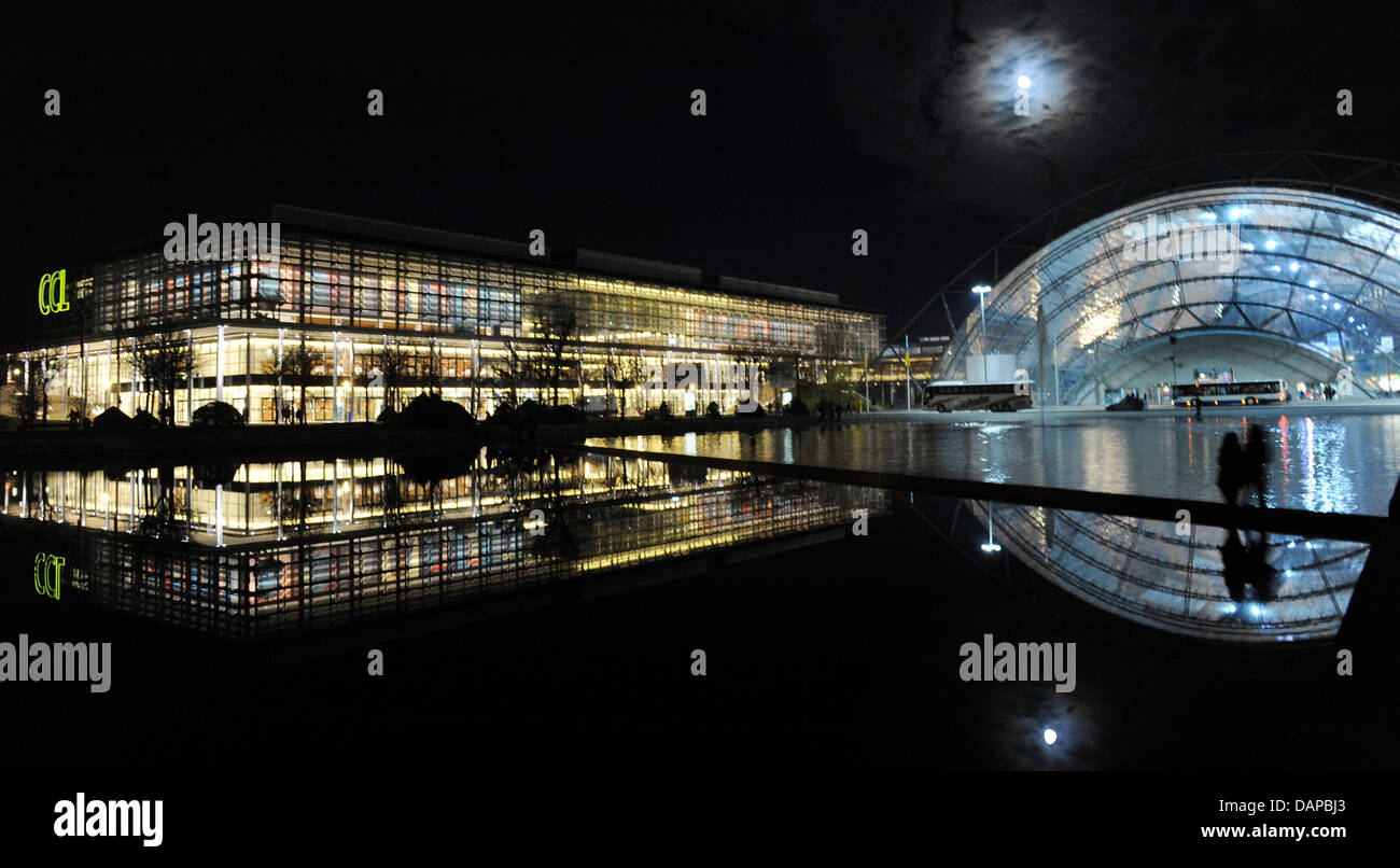 The CLL congress center is pictured on the trade fair grounds in ...