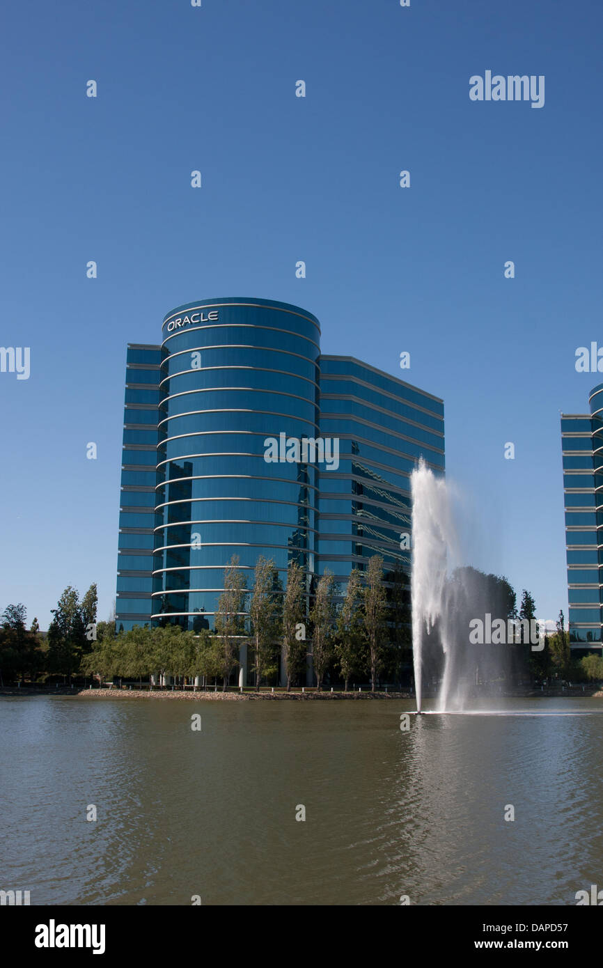 The headquarters of the software company Oracle is seen in Redwood ...