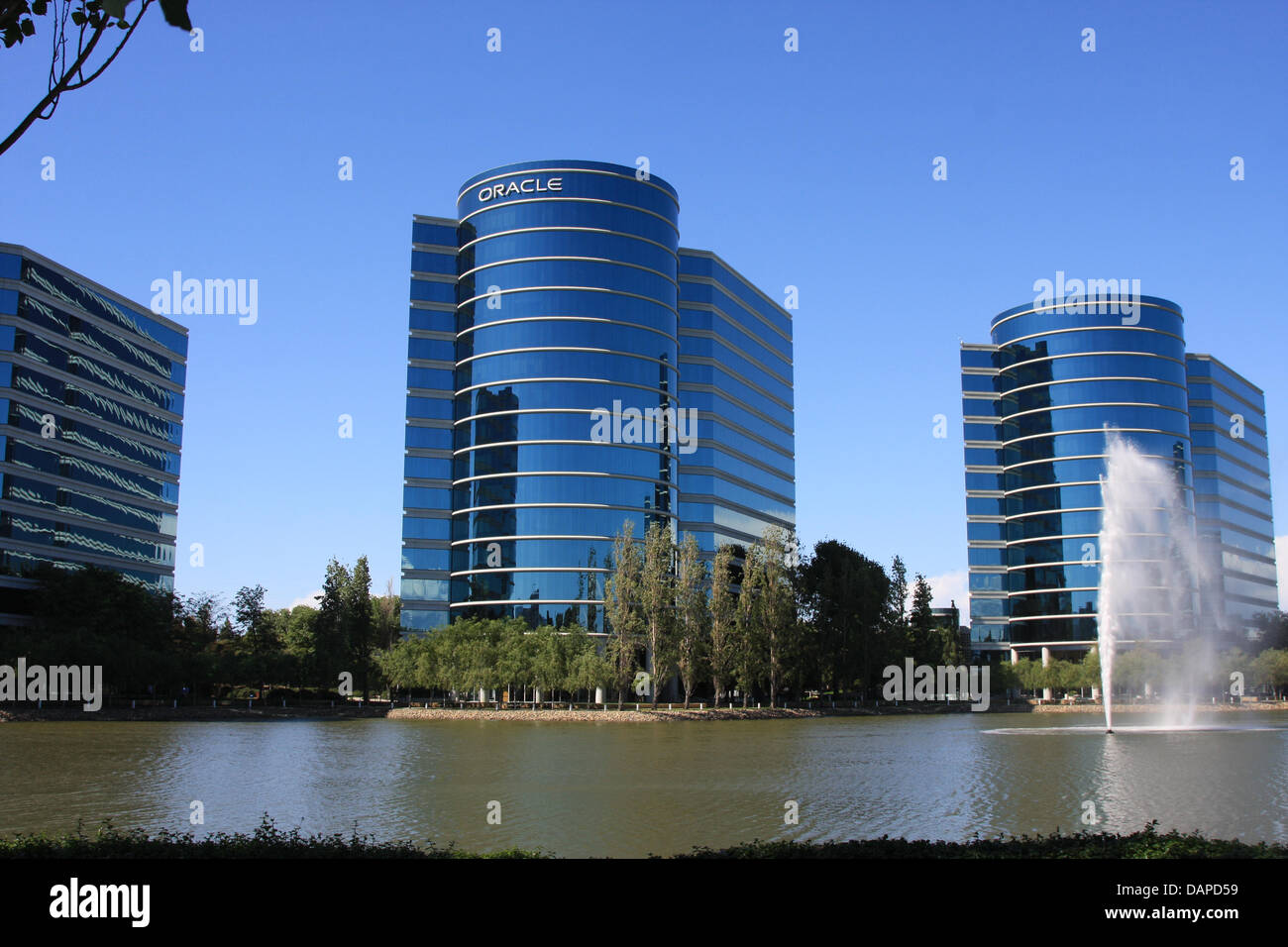The headquarters of the software company Oracle is seen in Redwood ...