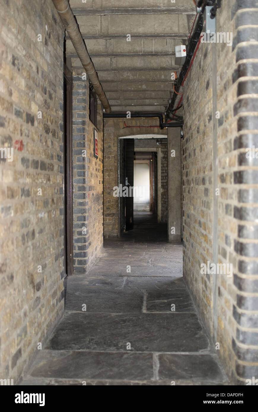 Brick corridor hi-res stock photography and images - Alamy