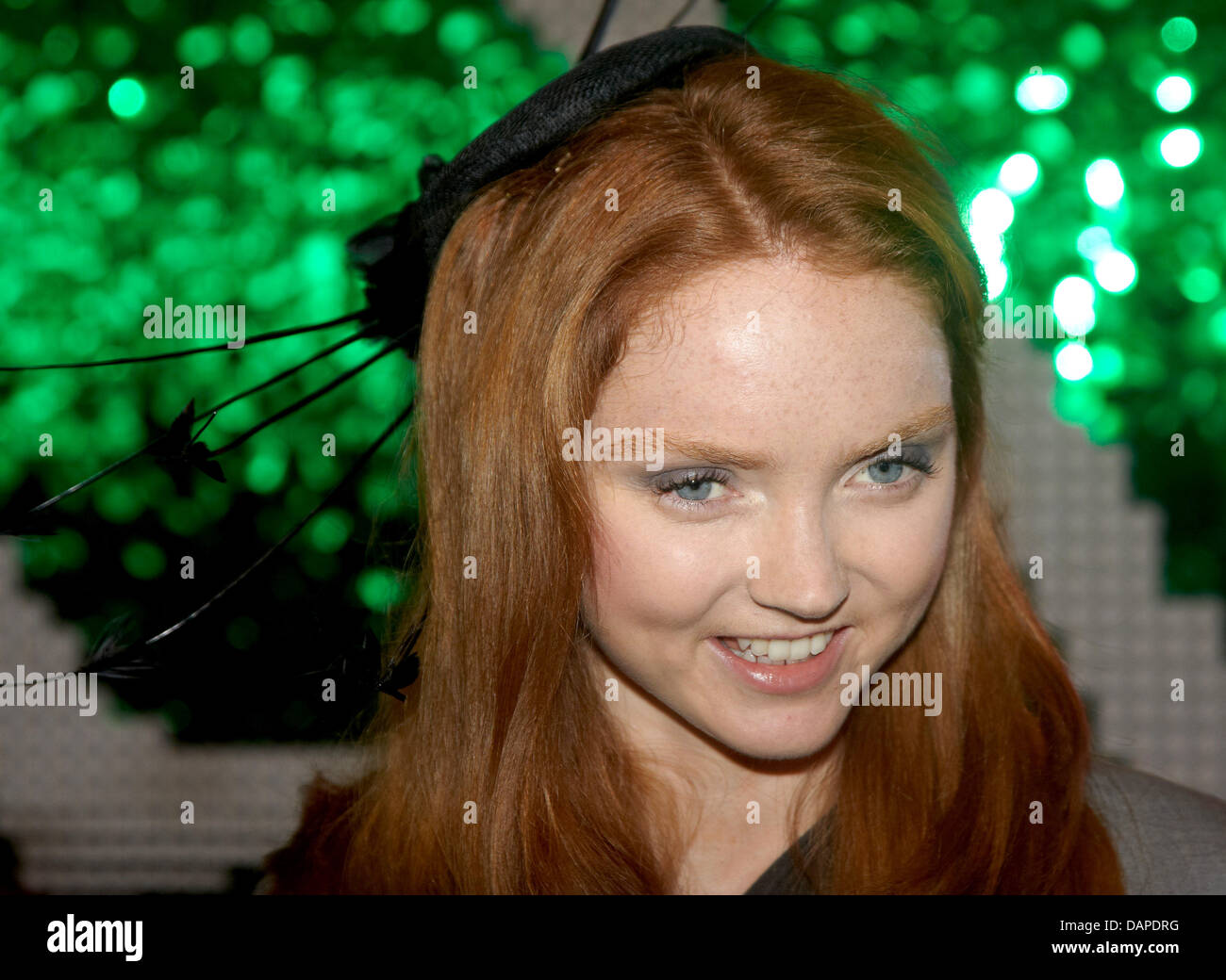 British model Lily Cole poses at the official presentation of the ...