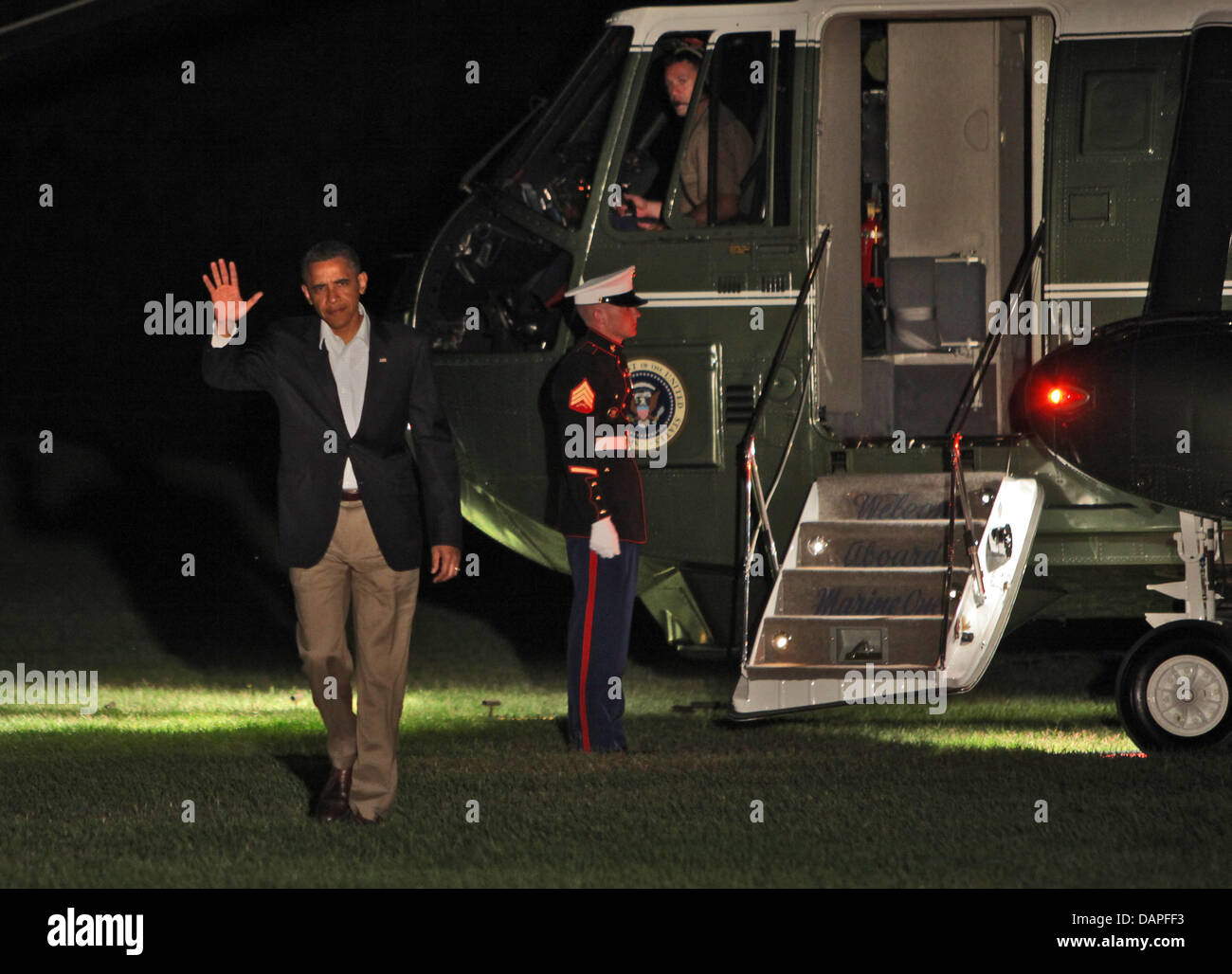 President obama bus tour hi-res stock photography and images - Alamy