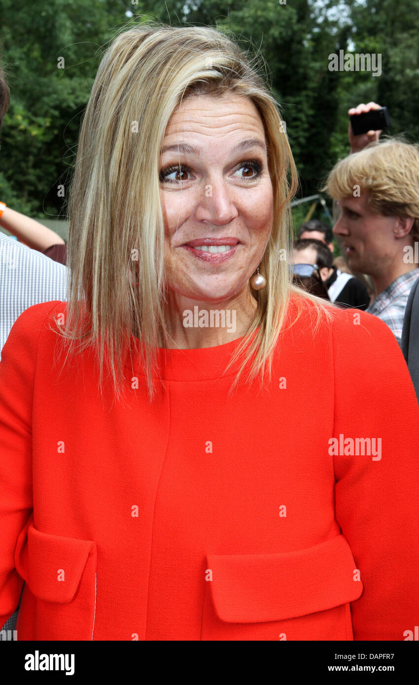 Dutch Princess Maxima attends the start of the 34th Xnoizz Flevo ...