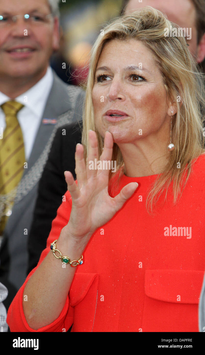 Dutch Princess Maxima attends the start of the 34th Xnoizz Flevo ...
