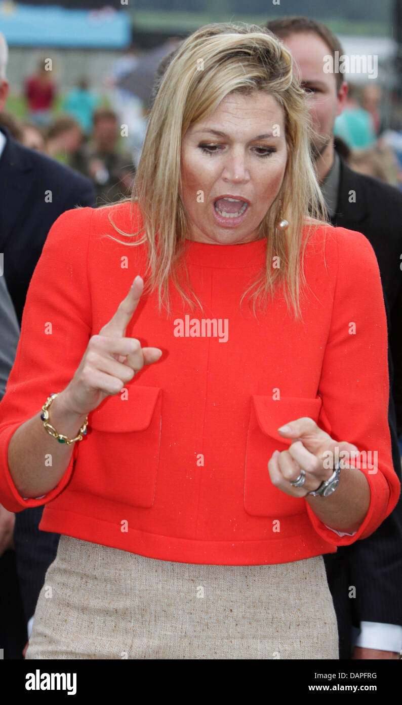 Dutch Princess Maxima attends the start of the 34th Xnoizz Flevo ...