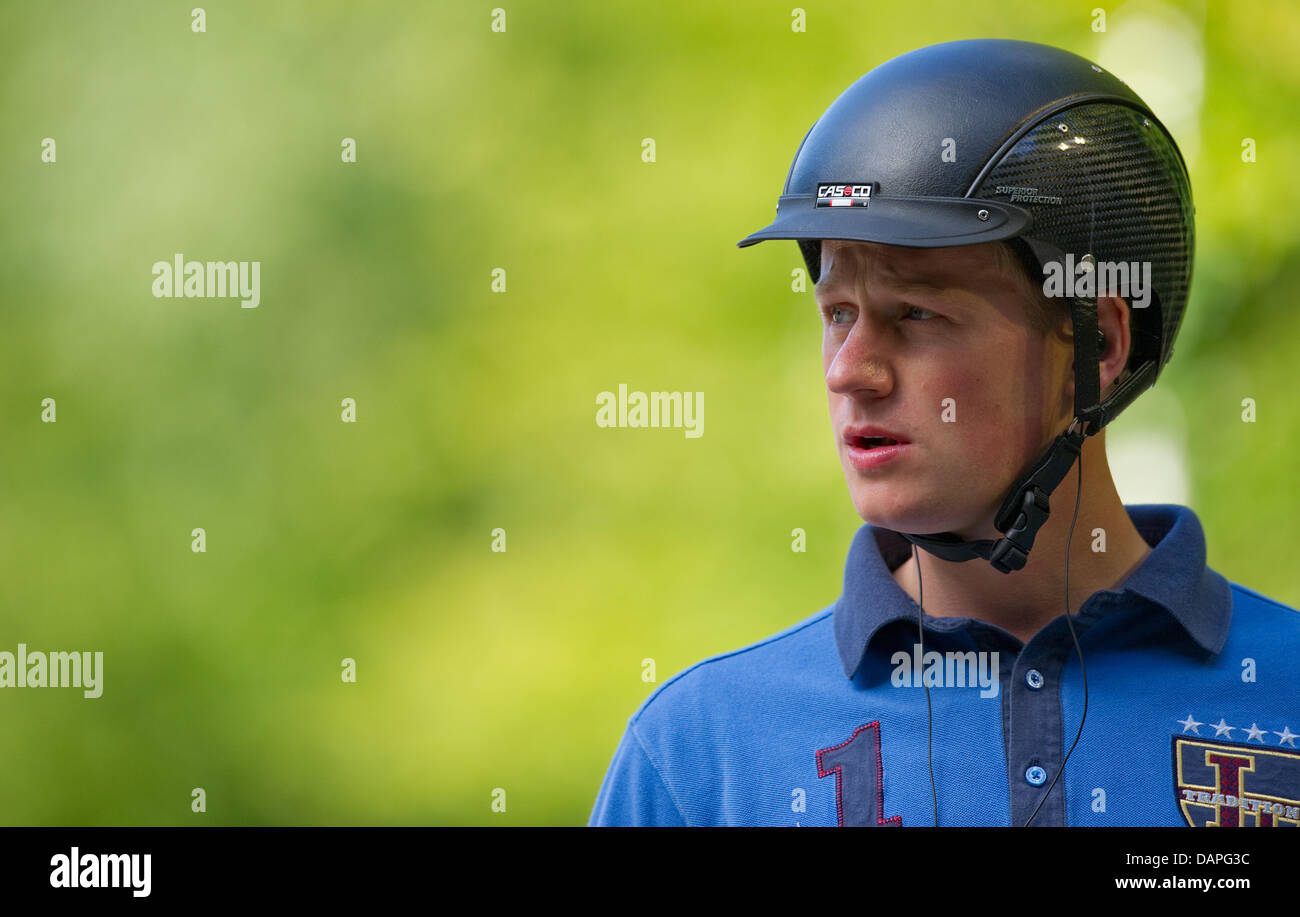 German dressage rider Matthias Alexander Rath rides his horse Totilas ...
