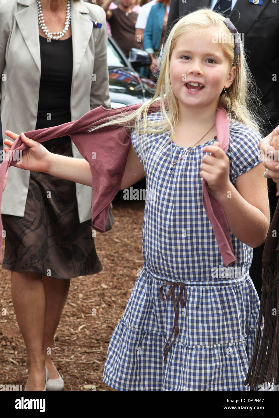 Dutch Princess Amalia attends the final of the European Dressage ...