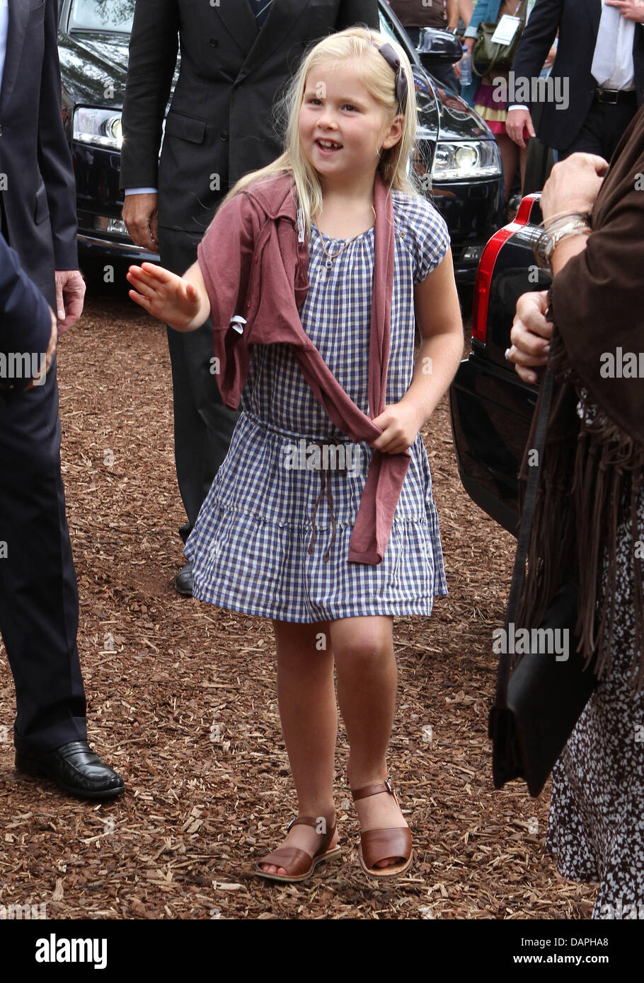 Dutch Princess Amalia attends the final of the European Dressage ...