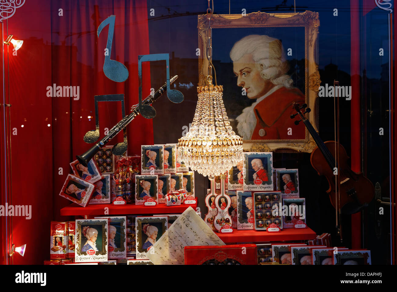Austria, Salzburg, Candy shop display Stock Photo - Alamy