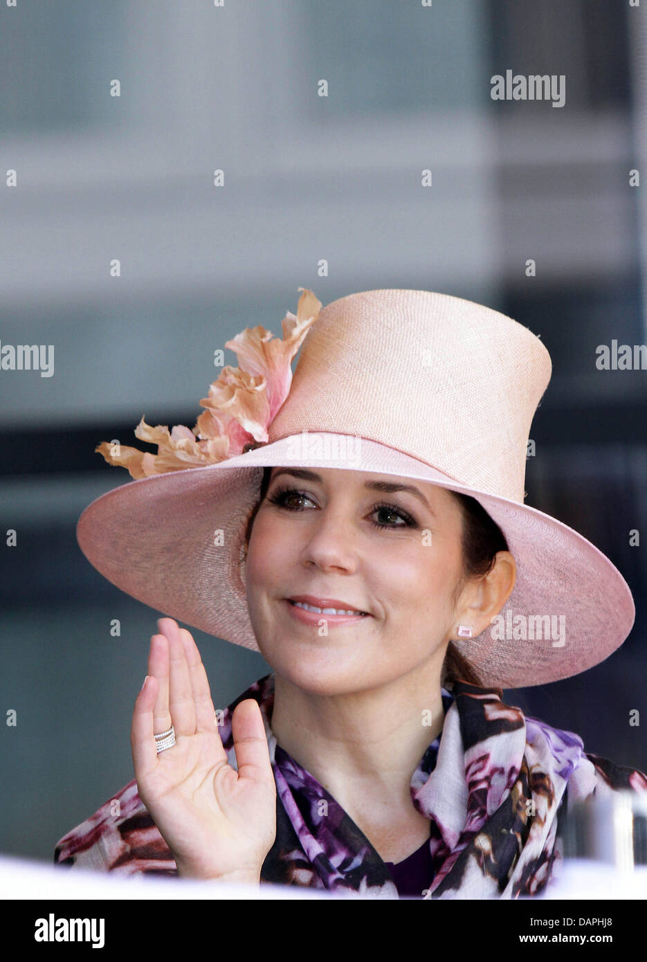 Danish Crown Princess Mary arrives in Skagen, Denmark, during the ...