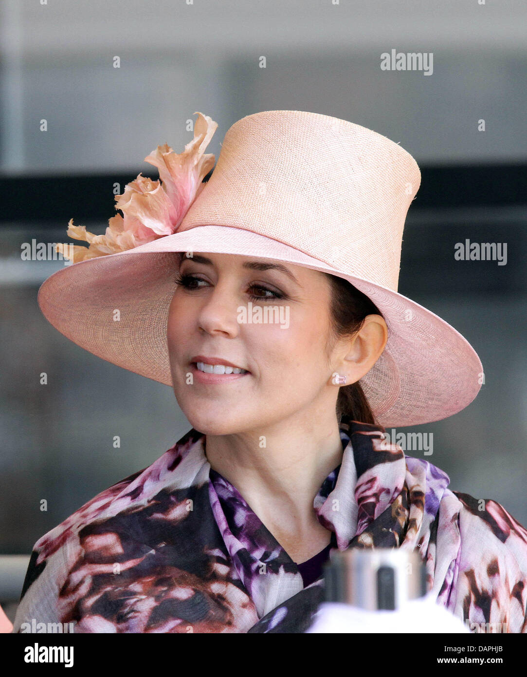 Danish Crown Princess Mary arrives in Skagen, Denmark, during the ...