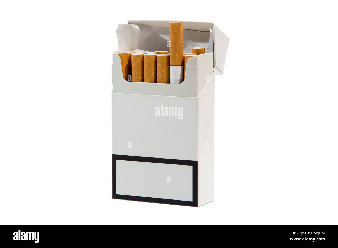 Cigarette Pack isolated on white background Stock Photo - Alamy