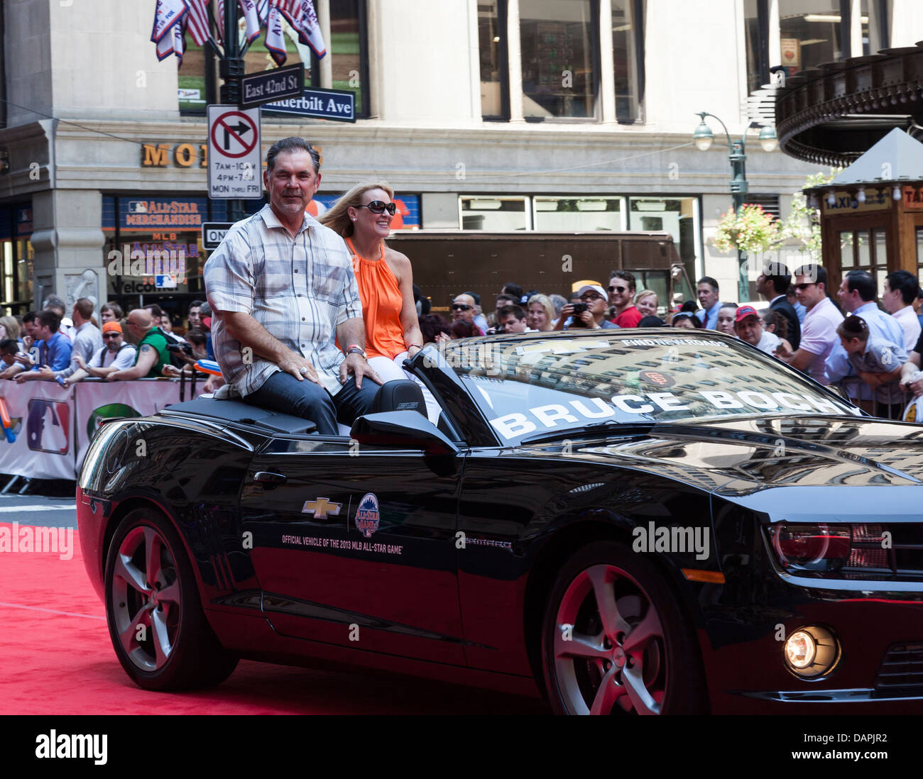 Baseball All-star game red carpet parade in New York Stock Photo - Alamy