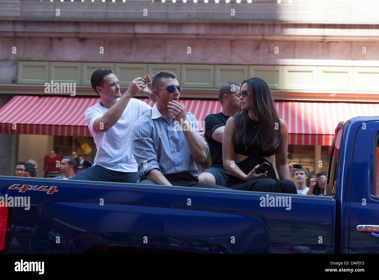 Baseball All-star game red carpet parade in New York Stock Photo - Alamy