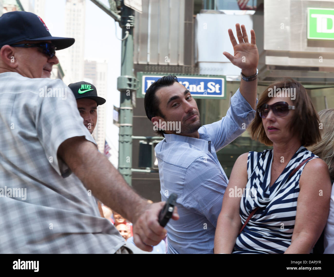 Baseball All-star game red carpet parade in New York Stock Photo - Alamy