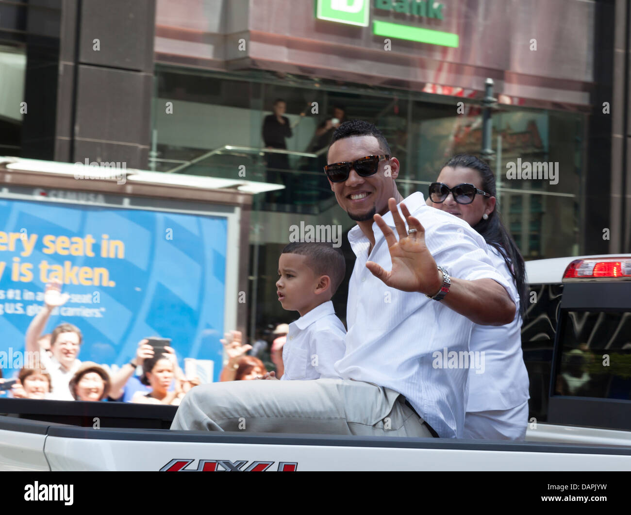Baseball All-star game red carpet parade in New York Stock Photo - Alamy