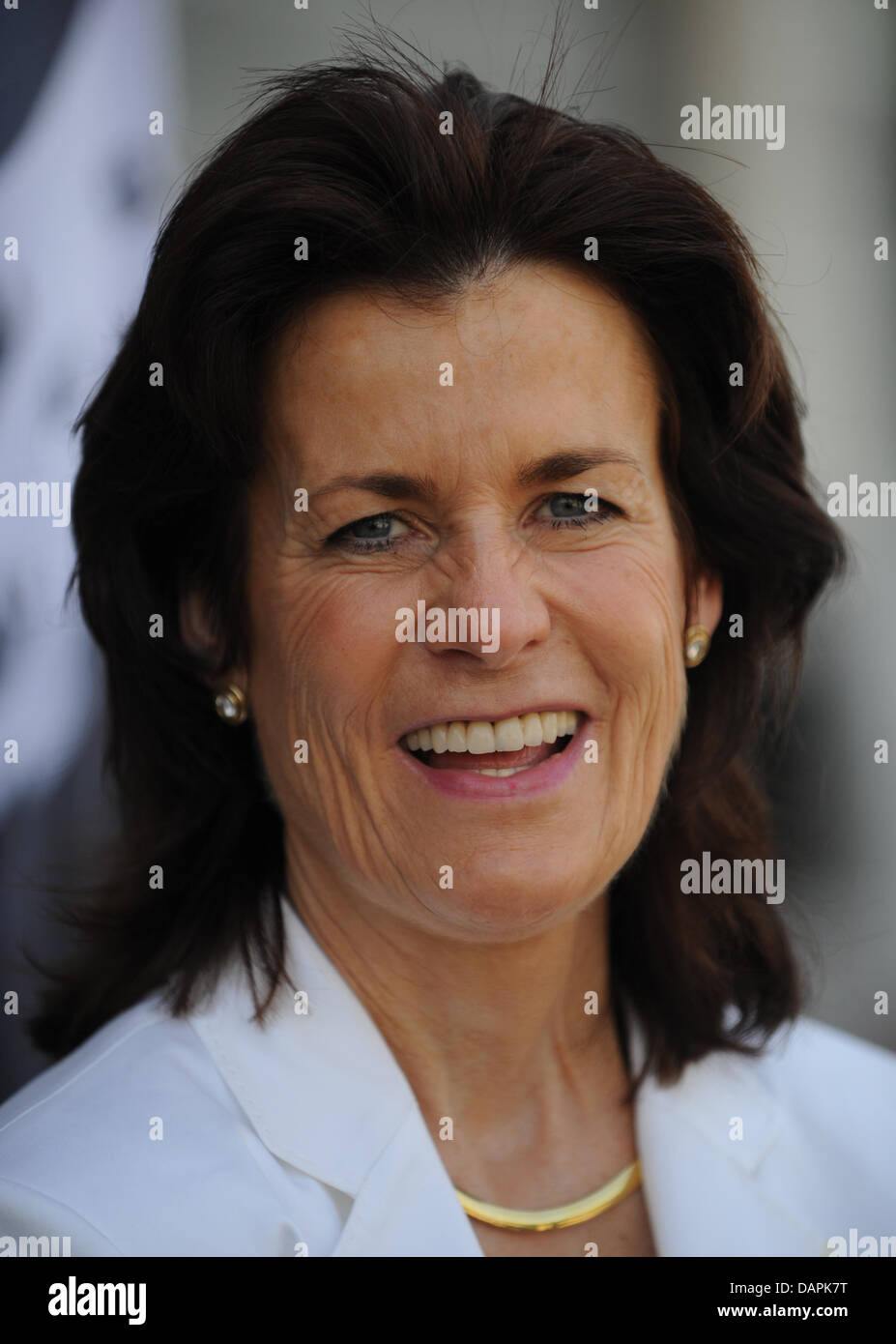 CEO of manufacturer Smart Annette Winkler poses during a press ...
