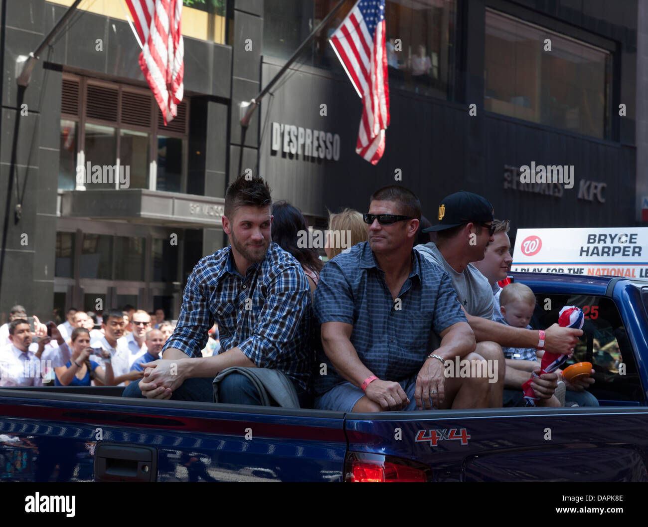 Baseball All-star game red carpet parade in New York Stock Photo - Alamy