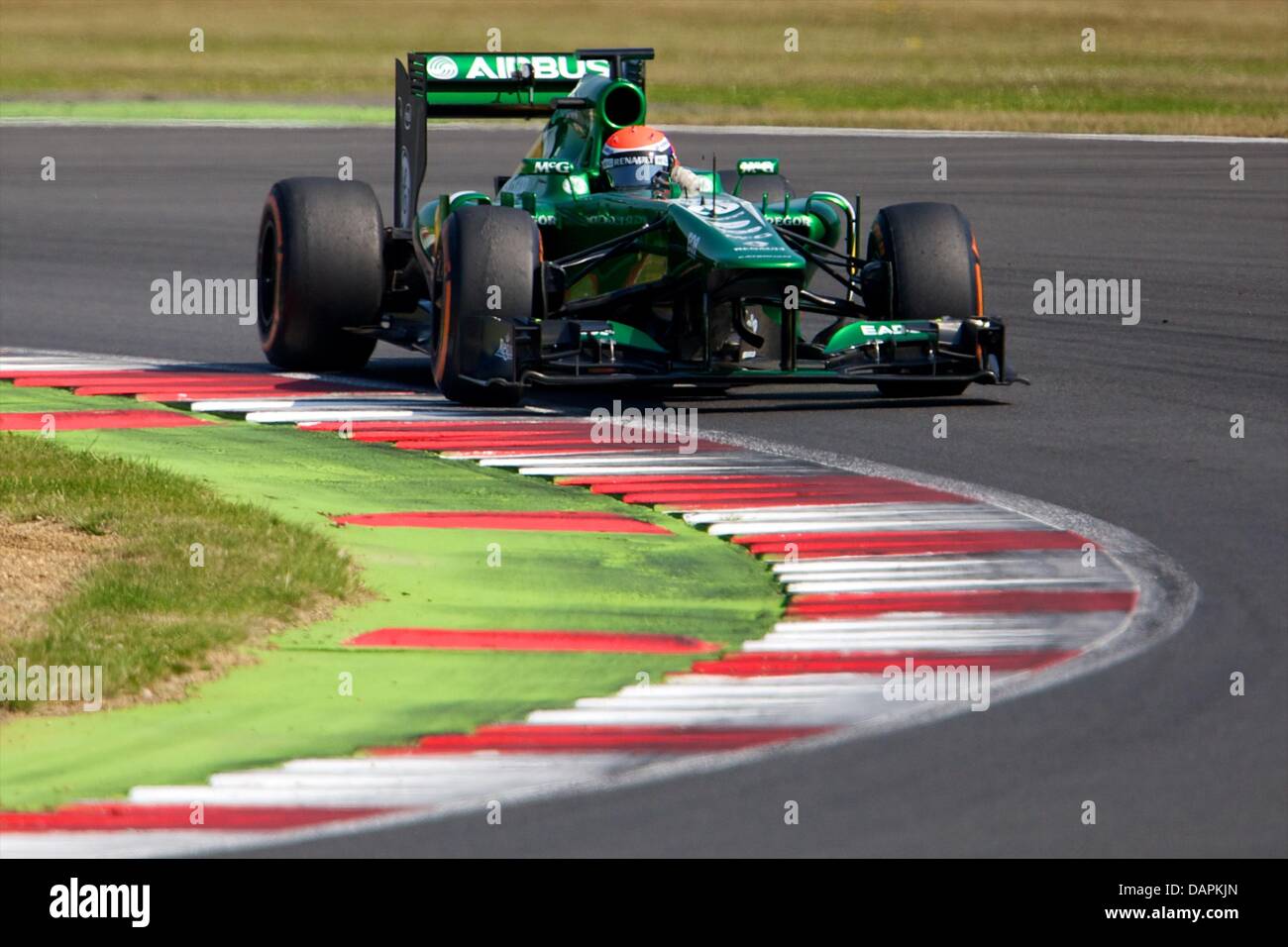 Silverstone, UK. 17th July, 2013. Caterham F1 Team Caterham-Renault ...