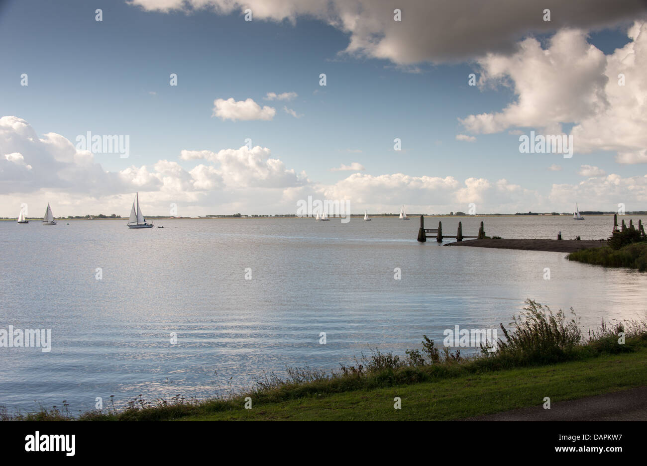 lake haringvliet in holland Stock Photo - Alamy