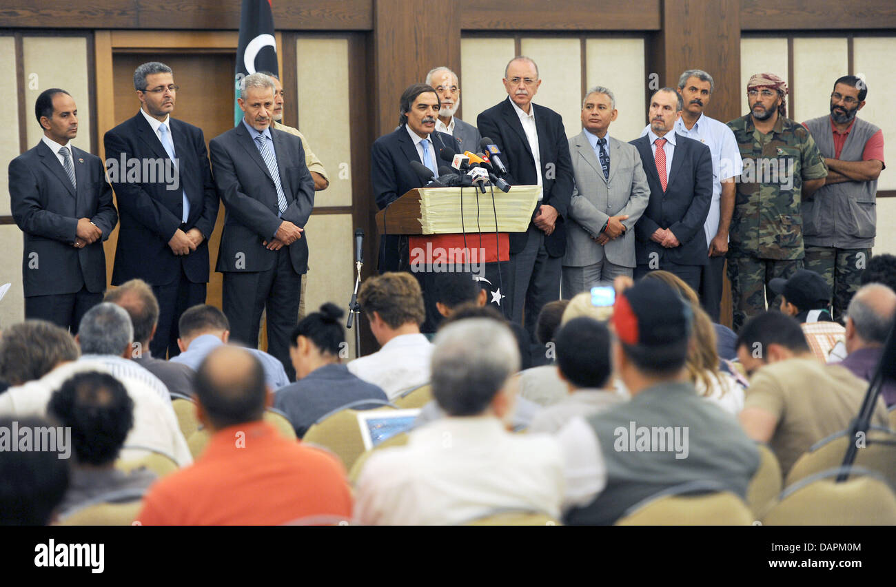 The Deputy Chairman of the 'Cabinet' of the revolution, Ali al-Tarhuni ...