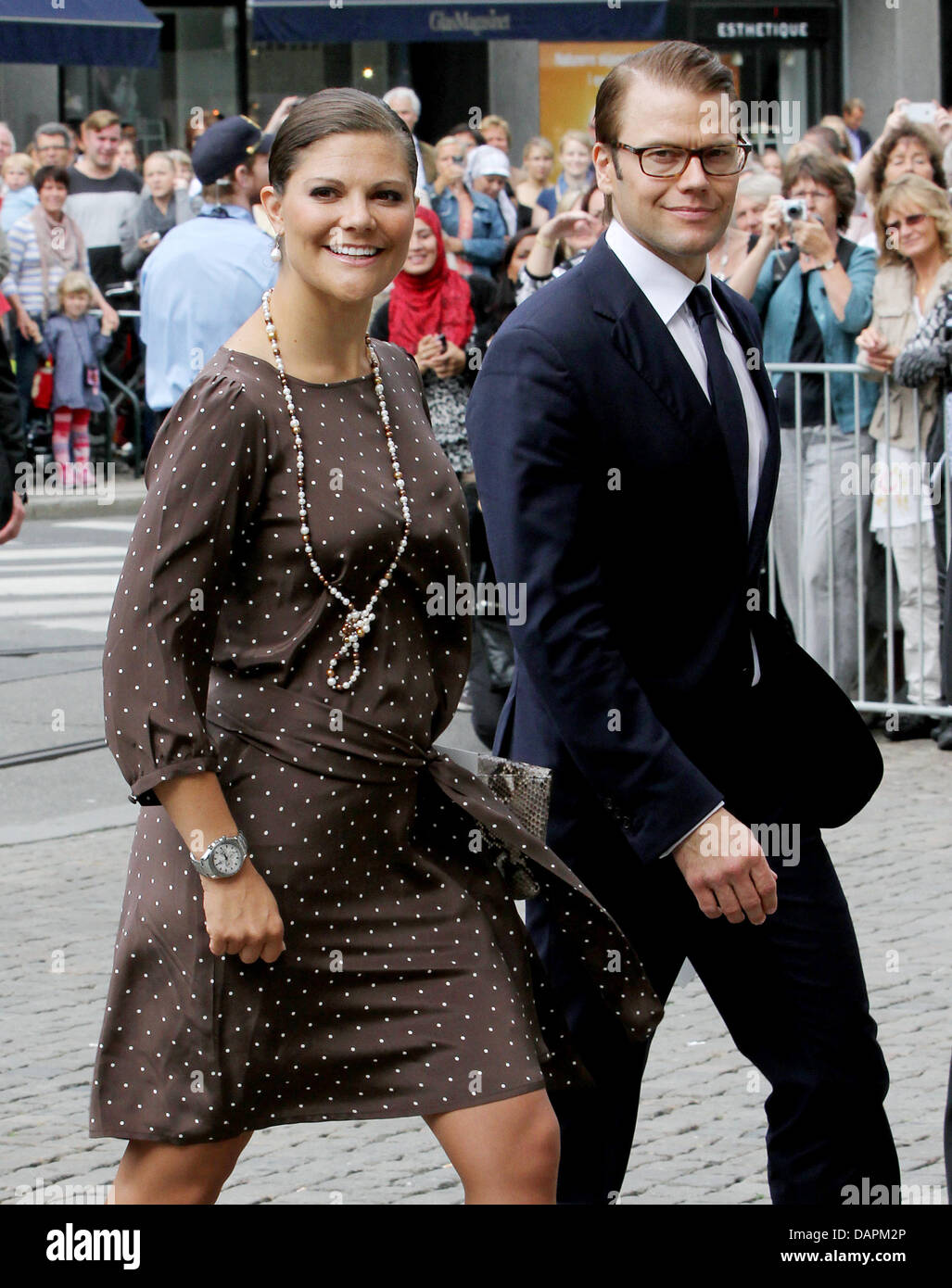 Sweden's Crown Princess Victoria and Prince Daniel at the Dom church in ...