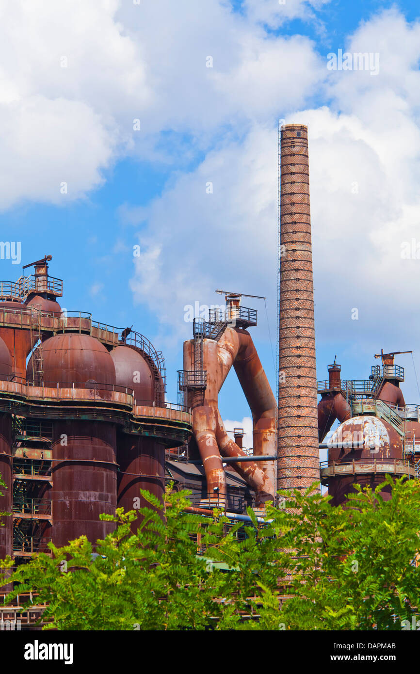 Germany, Saarland, View of Volklingen Ironworks Stock Photo - Alamy