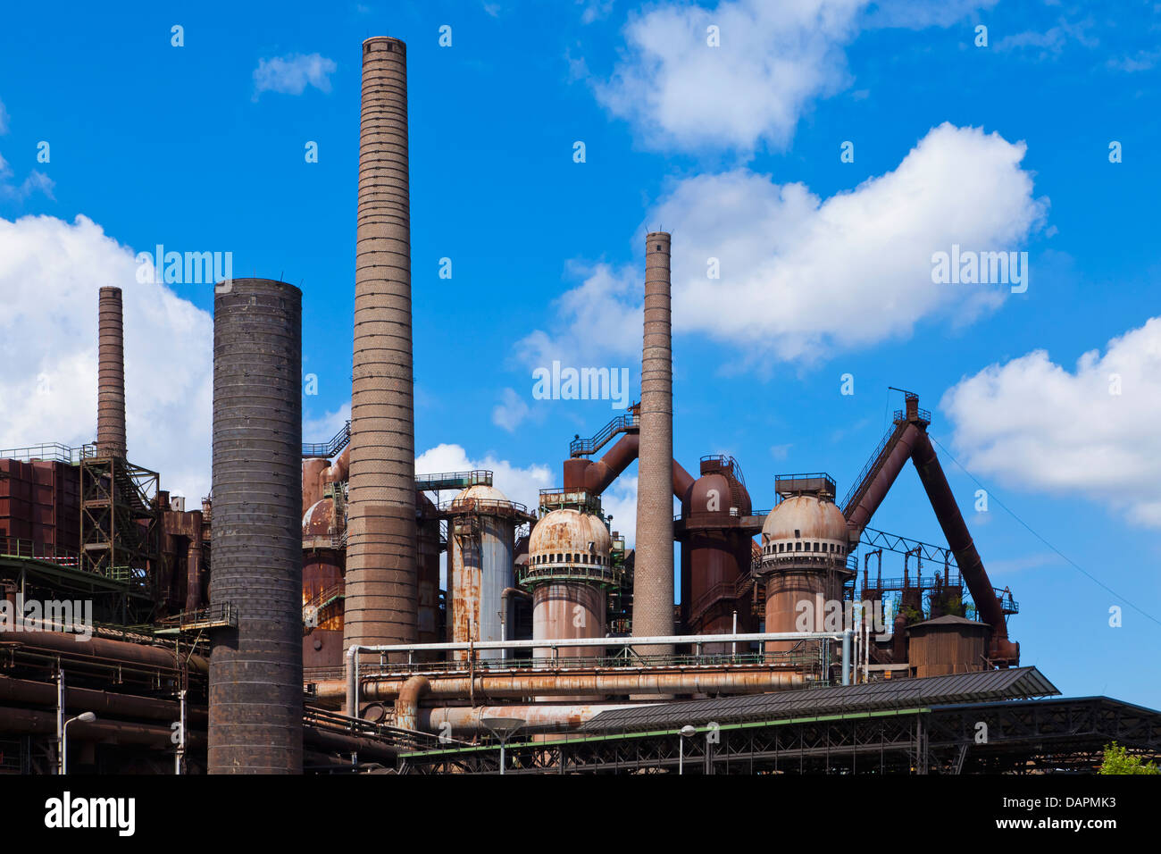 Germany, Saarland, View of Volklingen Ironworks Stock Photo - Alamy