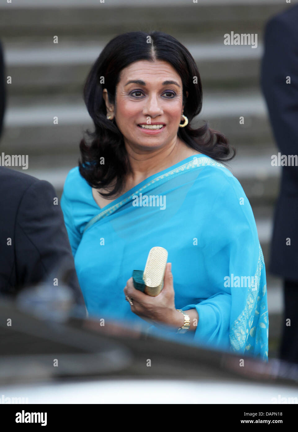 Princess Sarvath of Jordan arrives for a benefit concert at the ...