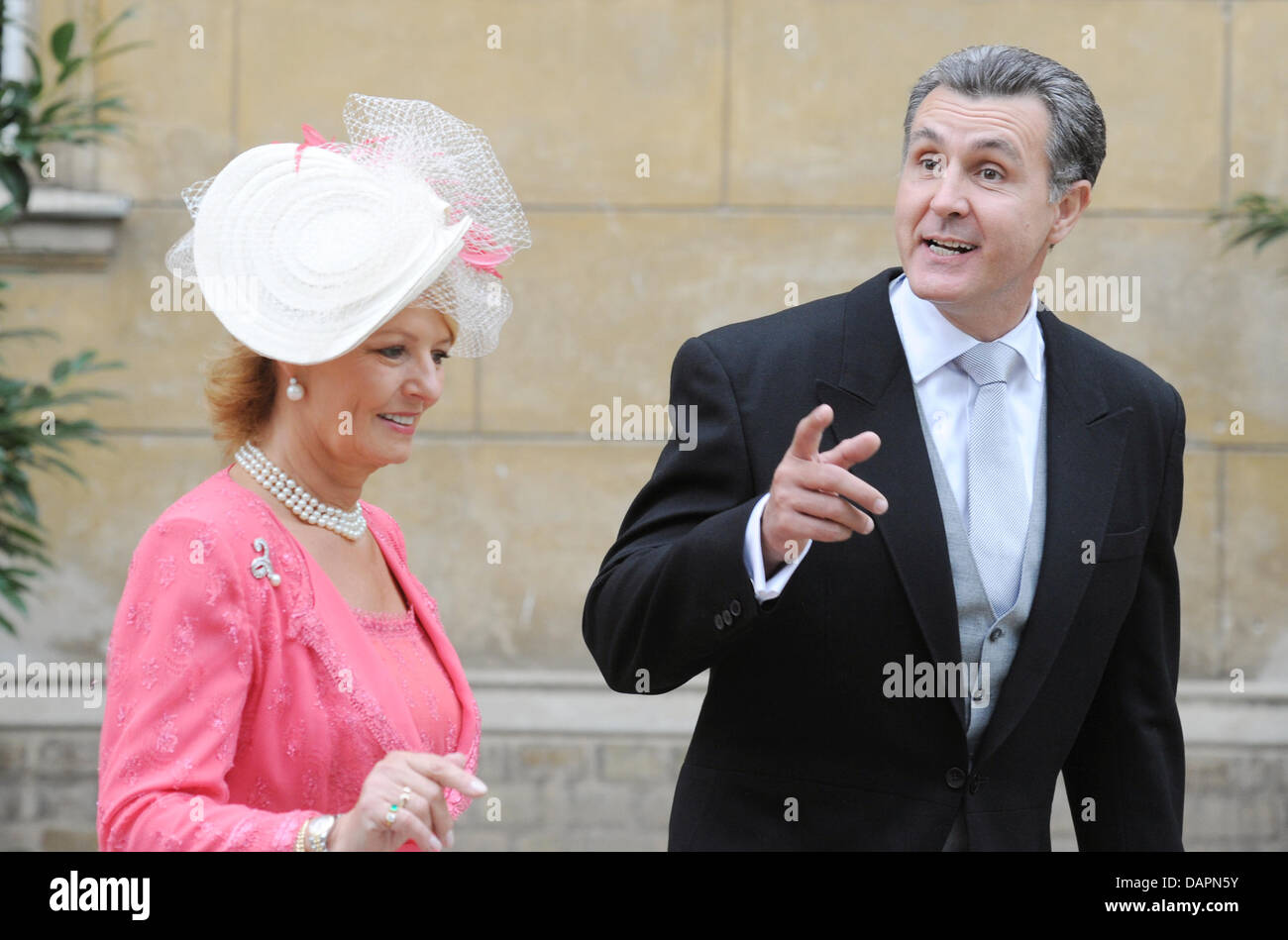 Princess Margarita and Prince Radu of Rumania arrive for the church ...