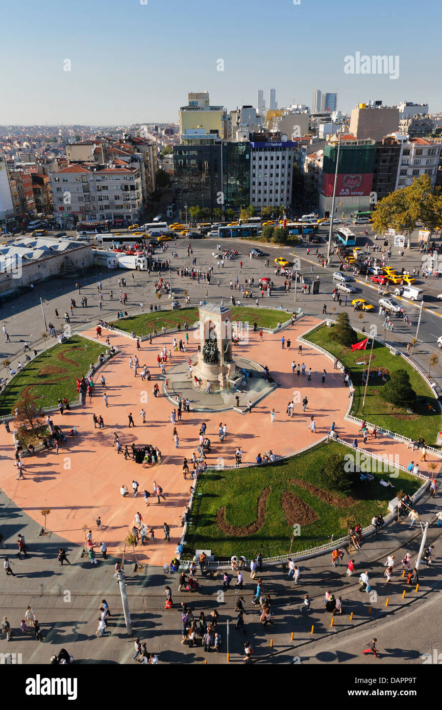 Turkey, Istanbul, View of Taksim Square Stock Photo - Alamy