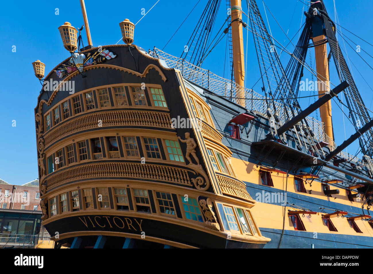 View of hms victory hi-res stock photography and images - Alamy