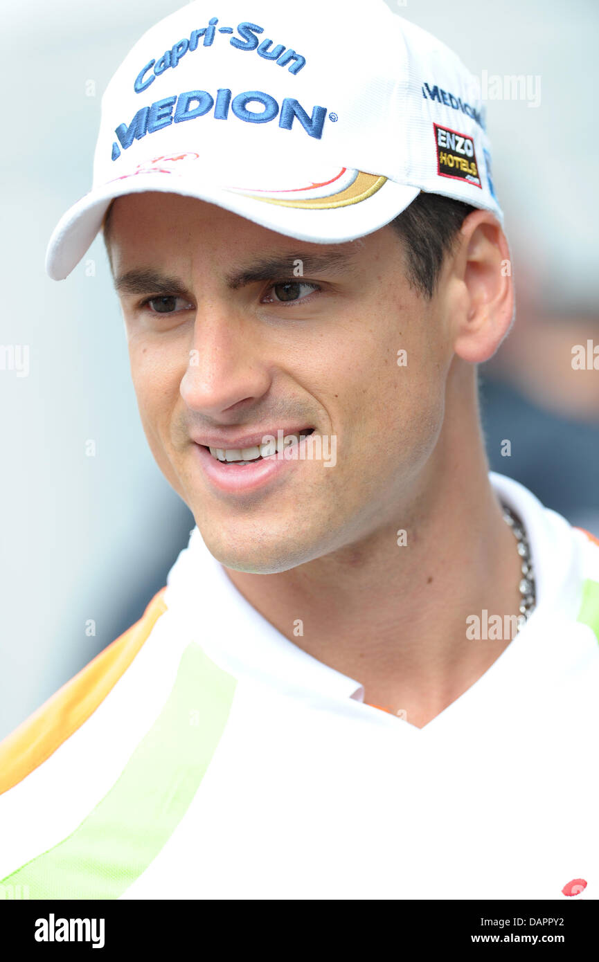 German Formula One driver Adrian Sutil of Force India arrives the ...